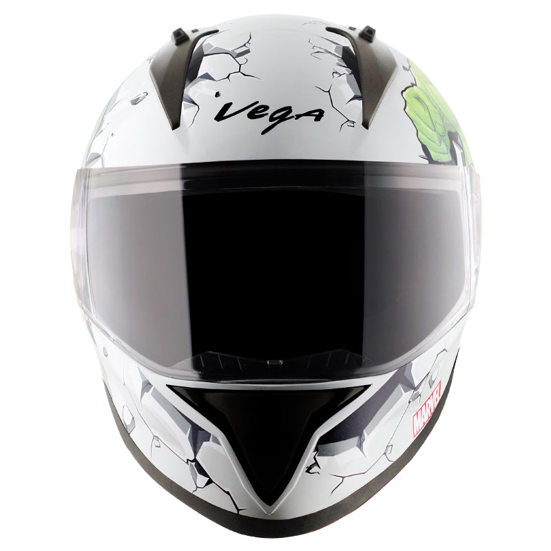 Bolt Marvel Hulk Edition White Green Helmet – Lk Bikers House